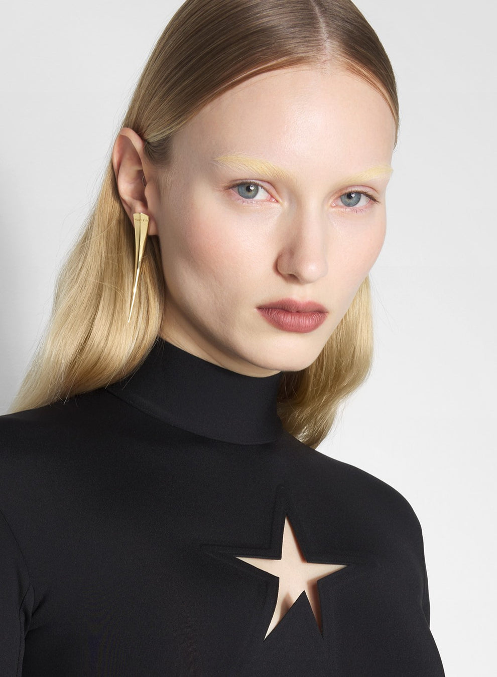 large fang gold earring | MUGLER Official Website – Mugler
