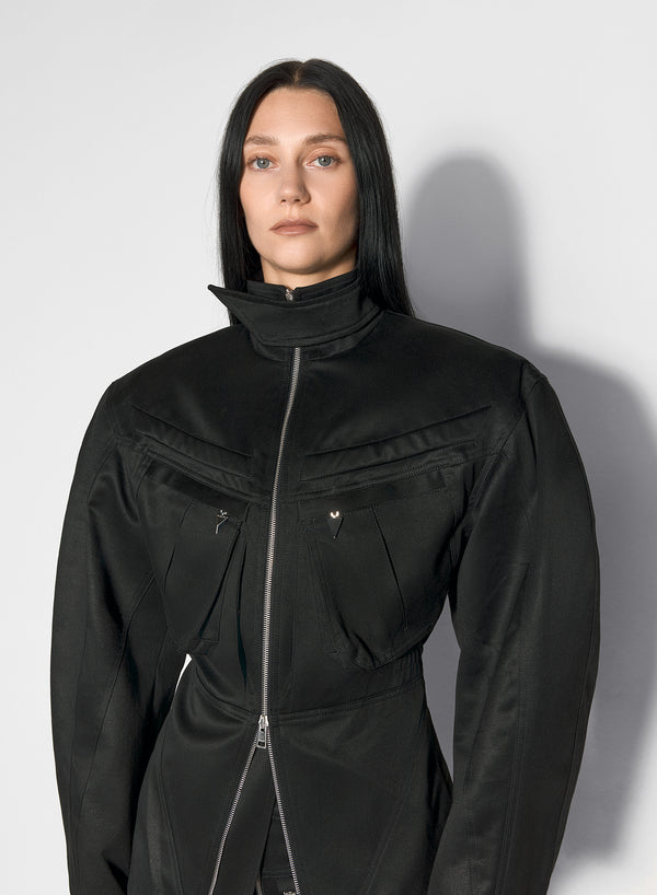 black cargo jacket | MUGLER Official Website – Mugler